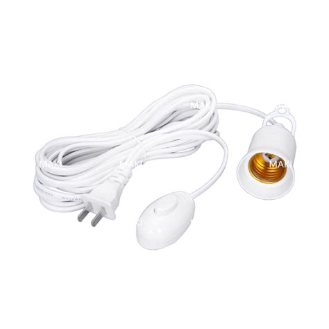 5m Light Bulb Holder With Switch Led Light Bulb Socket Extension Flexible Cord Lamp Socket Maki