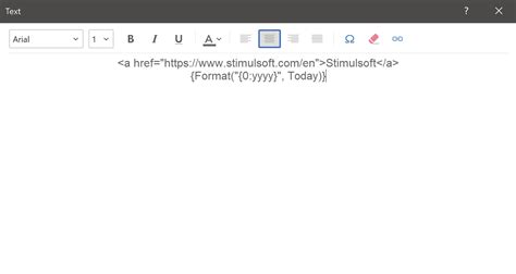 The Text Element In Stimulsoft Reporting Tools