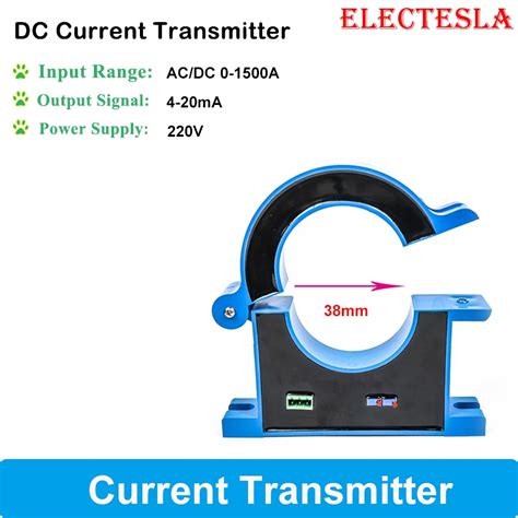 Ac Dc 1500a Ct Transmitter Split Core Current Transducer Clamp Type Ct 4 20ma 220v Power Supply