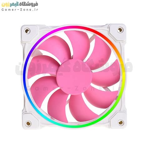 فن کیس آی دی کولینگ مدل Id Cooling Zf 12025 Pink Argb Pwm 12cm Cooling Fan For Cpu Cooler