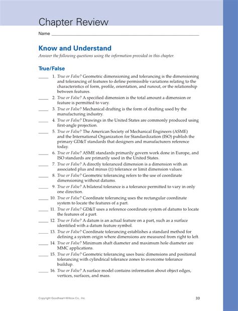 Geometric Dimensioning And Tolerancing Principles And Practices 10e