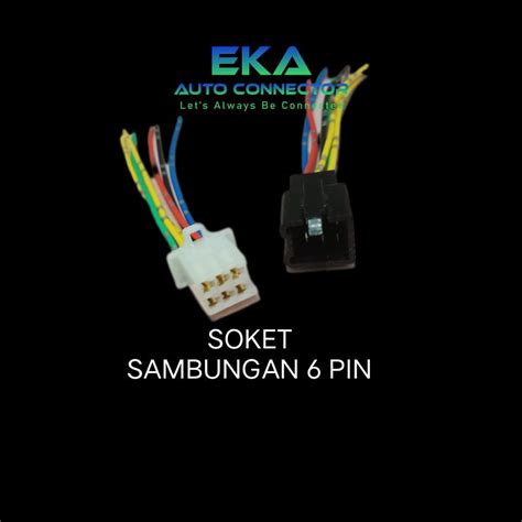 Jual Socket Sambungan 2 Pin 3 Pin 4 Pin 6 Pin 9 Pin Soket Sambungan 2
