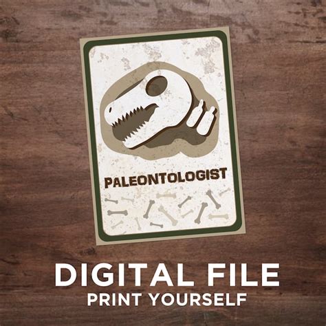 Paleontologist - Etsy