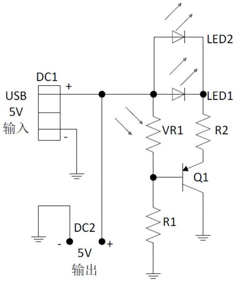 一种LED小夜灯的电路结构的制作方法