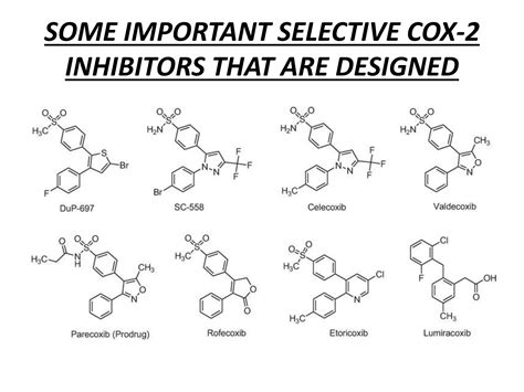 Selective Cox 2 Inhibitors Design By Siddharth Pptx