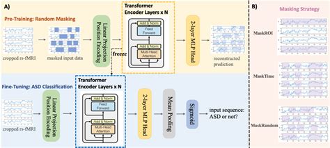 논문 리뷰 Self Supervised Pre Training Tasks For An Fmri Time Series Transformer In Autism Detection