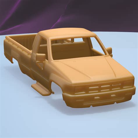 🚗 Toyota Hilux Dx Long Body 1983 124 Printable Car Body・ Stl File