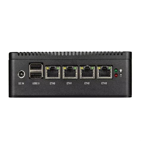 Desktop Fanless Industrial Mini Pc 4 Lan Vga Com Ports Intel Celeron Cpu J4125 J1900 N3450 4c4t