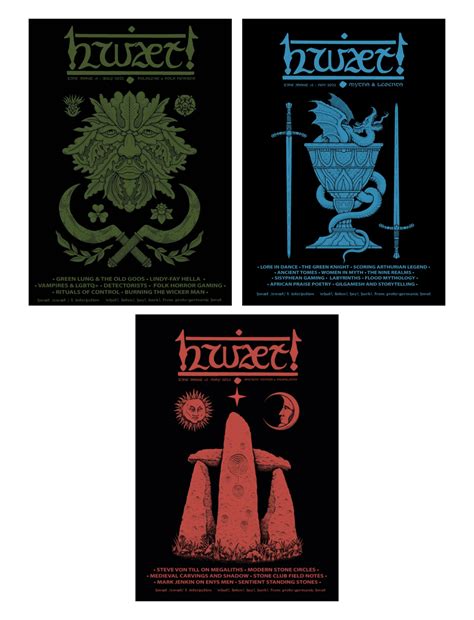 Issue 1 2 And 3 Triple Bundle Hwaetzine