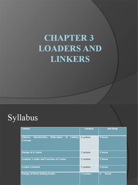 Chapter 3 Loaders Pdf Subroutine Assembly Language