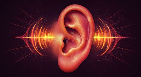 Human Ear Anatomy And Sound Waves A Visual Representation Of Hearing