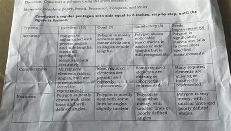 Direction Construct A Polygon Using The Given StudyX