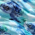 Sea Turtle Seamless Pattern Free Stock Photo Public Domain Pictures