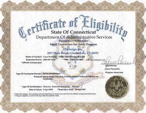 Free Printable Certificate Of Eligibility Sample Templates