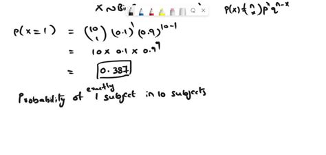 Suppose We Have 10 Subjects And The Probability Of Having A Disease At One Point In Time For 1
