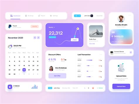 😇 Dashboard Card Ui Components In 2025 Card Ui Dashboard Design
