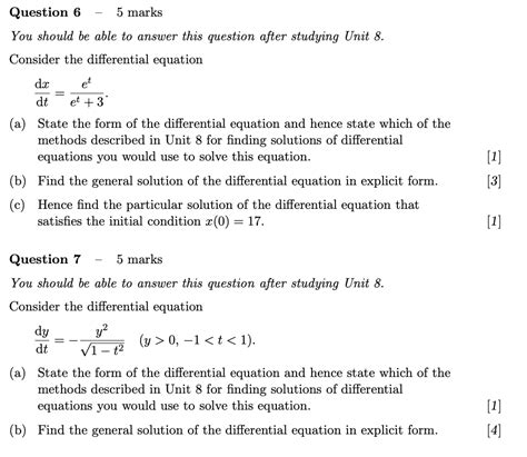 Solved Question 6−5 Marks You Should Be Able To Answer This
