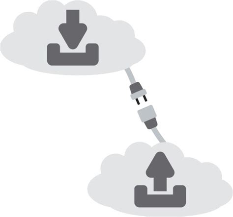 data structure unique connection grid security vector image