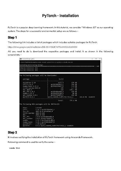 Py Torch Installation Pytorch Installation Pytorch Is A Popular