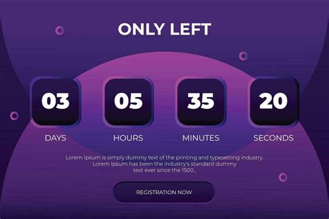 Free Countdown Timer Vector Clock Counter Background