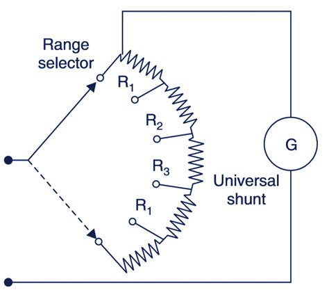 What Is Multi Range Ammeter Electricalworkbook