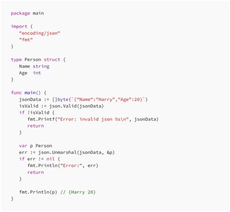 Guide To Json Marshalunmarshal And Encodedecode Josh Software