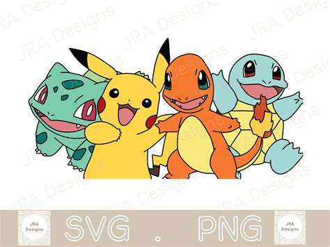 Pokemon Squirtle And Pikachu Cut Outs