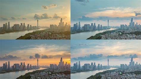 【4k可商用】广州城市夜景日落延时视频6144x3456高清视频素材下载编号7782809实拍视频光厂vj师网