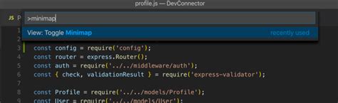 How To Toggle The Minimap In Visual Studio Code Joshua Bowens Notes