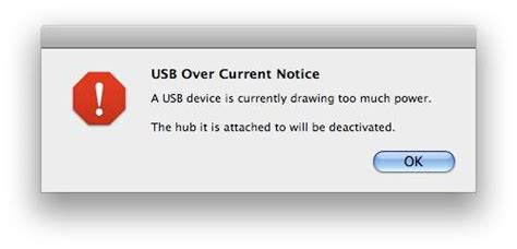 USB Over Current Notice Error Techyv Com