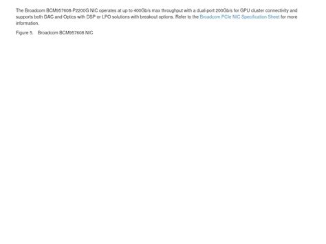 Broadcom Thor2 57608 Dell Cables And Optics For The Ai Ethernet Fabrics Dell Technologies