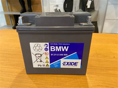 Bmw Oem Gel Battery 61212346800 R259k Bike 12v 19ah Bmw Motorcycles