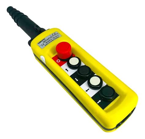 Botoeira Pendente 4 Botões Emergência 5a250vca Ip65 Parcelamento