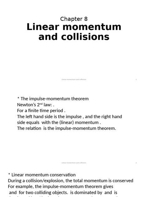C 8 Momentum Collisions Pdf