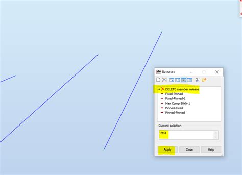 Incorrect Use Of A Release For Truss Member Only Nonlinear Releases For Ux Direction Are