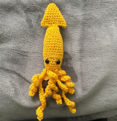 Crochet Squid Etsy