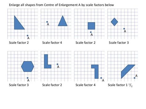 Enlargements Worksheet