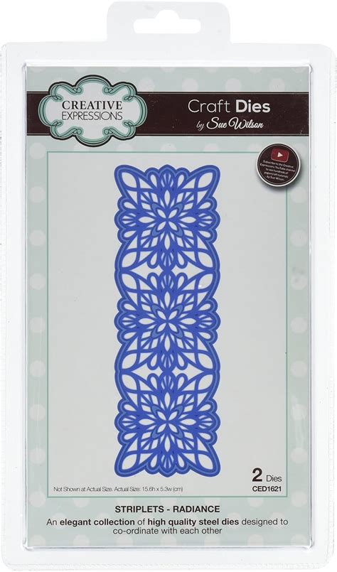 Sue Wilson Ced1621 Striplets Radiance Dies