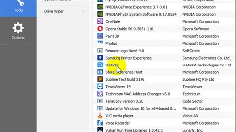 How To Uninstall And Remove Program With Ccleaner Youtube