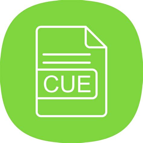 CUE File Format Line Curve Icon Design 43754161 Vector Art At Vecteezy
