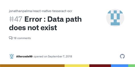 Error Data Path Does Not Exist Issue 47 Jonathanpalma React