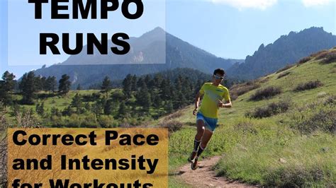 Tempo Run Workouts Correct Pace And Intensity Sage Running Training