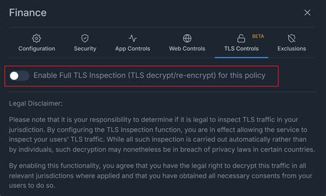 Zenarmor TLS Inspection Rules On Zenconsole Zenarmor
