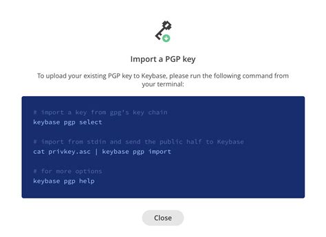 Pgp No Import Option Should Be More Clearly Documented And Maybe