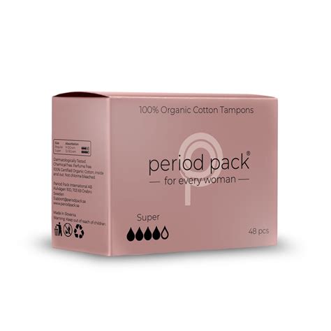 48p Tampons Super Organic Period Pack