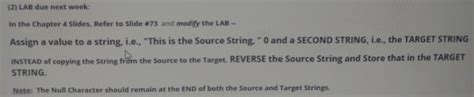 Solved Copying A String The Following Code Copies A String