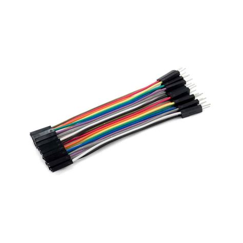 Cable Jumper Dupont Hembra Macho 10cm 40 Unidades Edutron