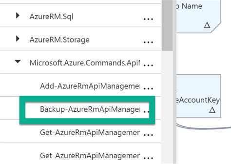 powershell azure automation azure api management backup to blob