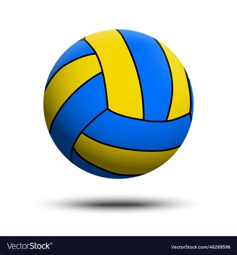 Volleyball Ball Royalty Free Vector Image Vectorstock
