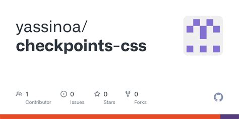 Github Yassinoa Checkpoints Css